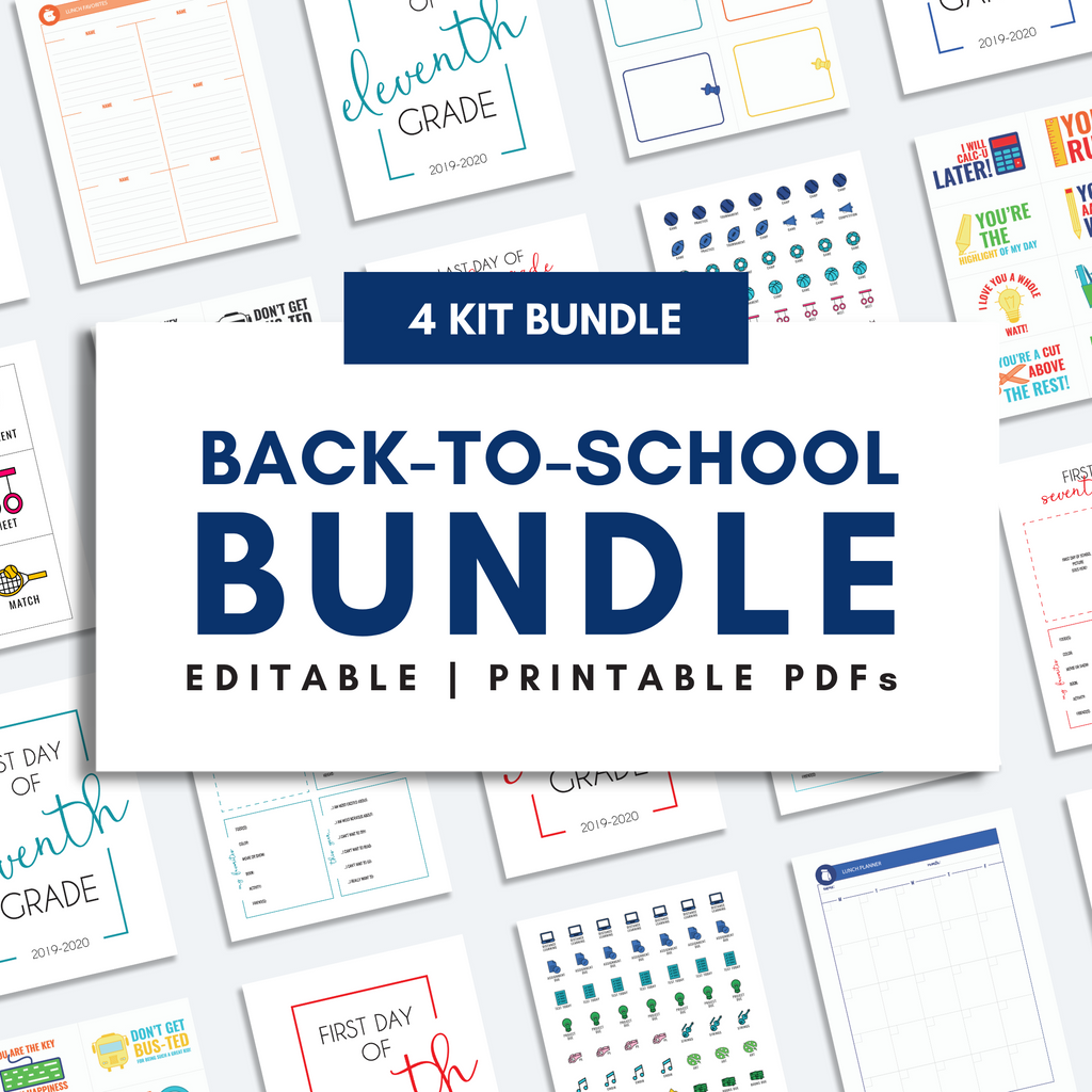 BACK TO SCHOOL Bundle – The Organization Toolbox