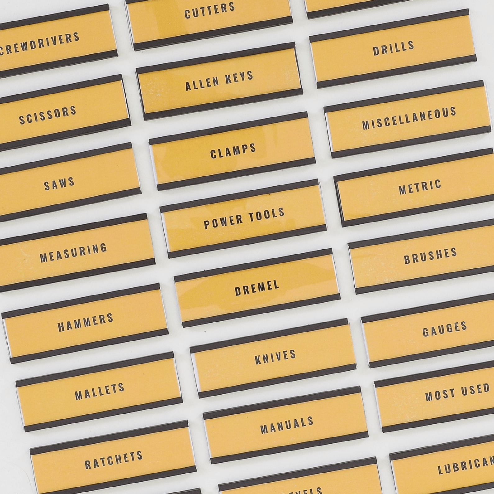 Garage Toolbox Labels | Printable – The Organization Toolbox