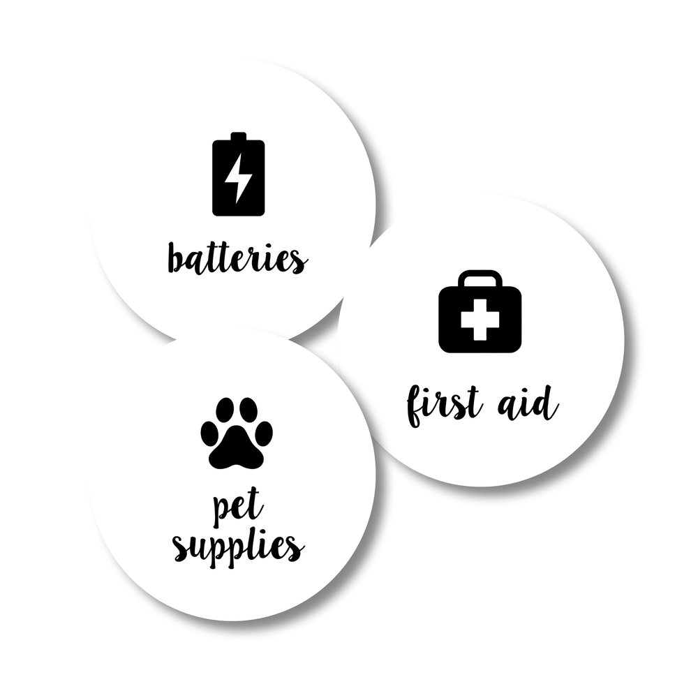 Household Labels | Printable & SVG – The Organization Toolbox