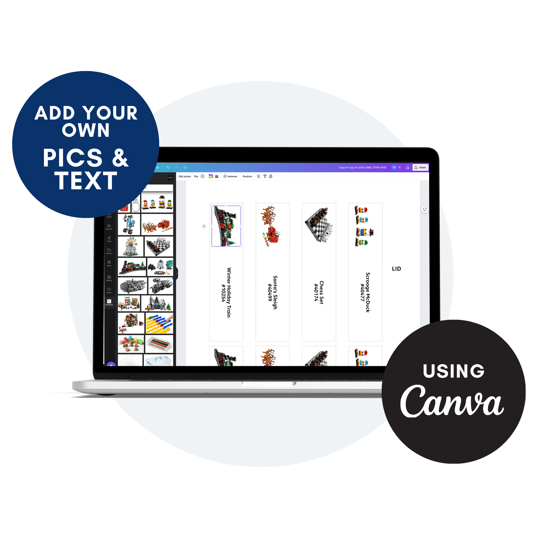 LEGO Box Label Templates | Printable – The Organization Toolbox