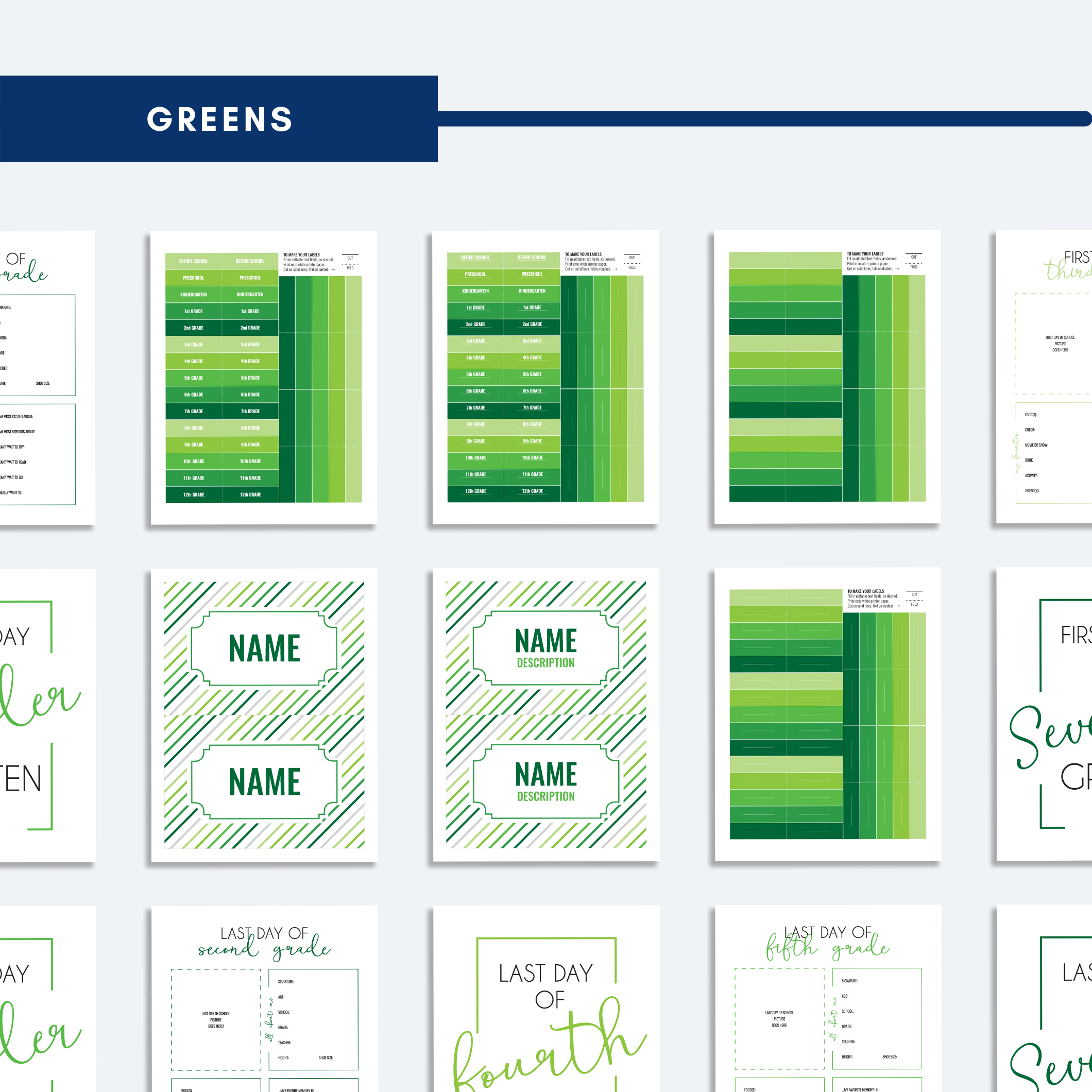School Memory Box Labels | Printable – The Organization Toolbox