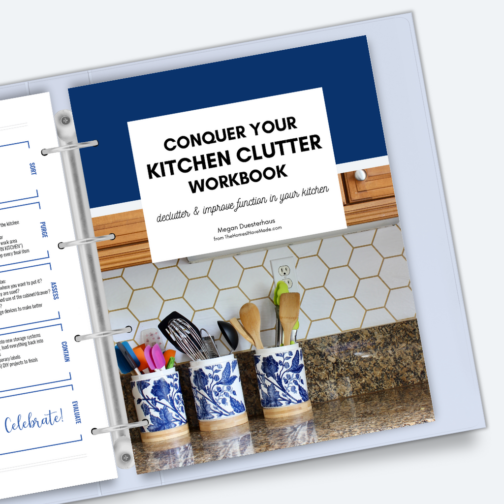 Conquer Your Kitchen Clutter | eWorkbook – The Organization Toolbox