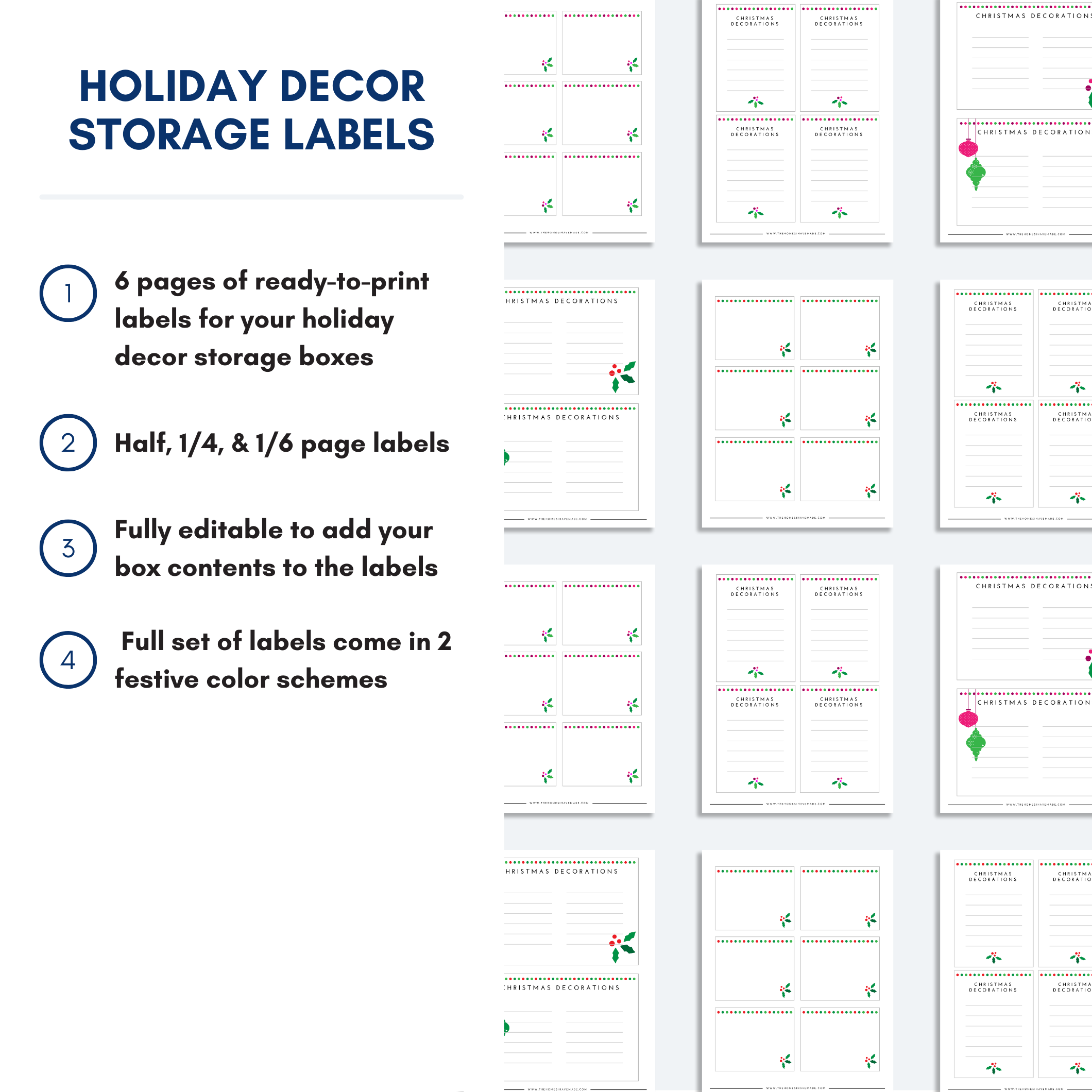 CHRISTMAS Bundle – The Organization Toolbox