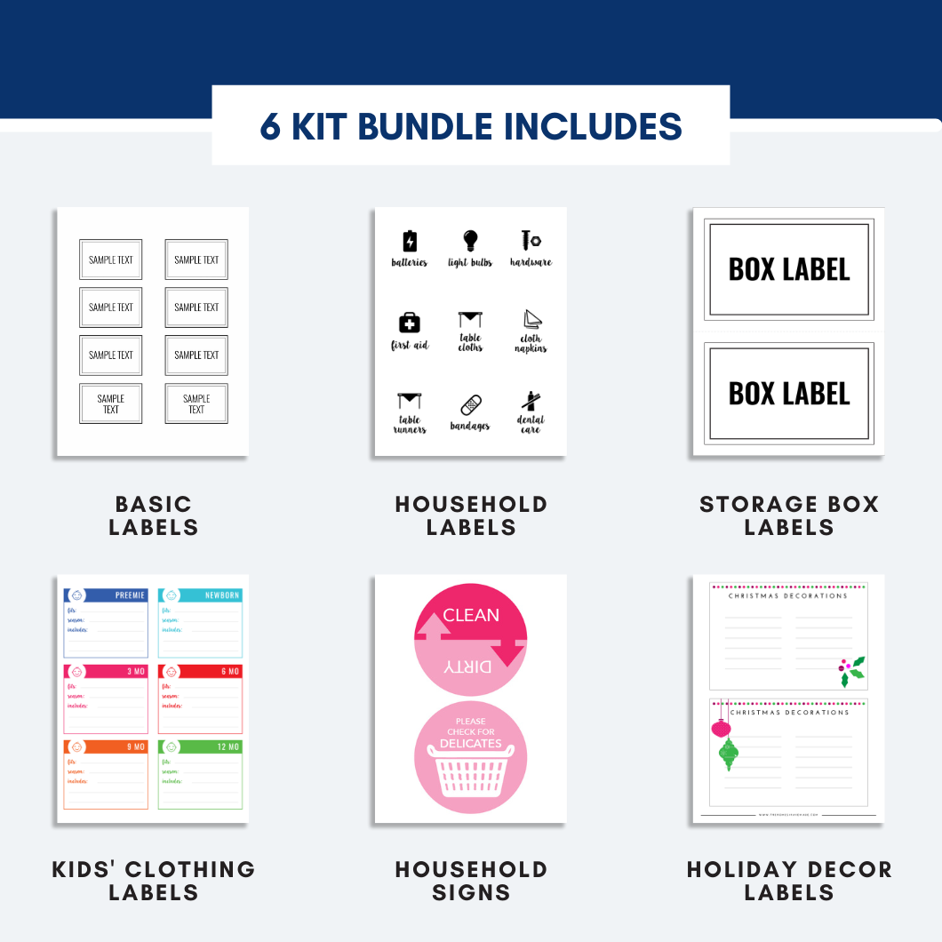 LABELING Bundle – The Organization Toolbox