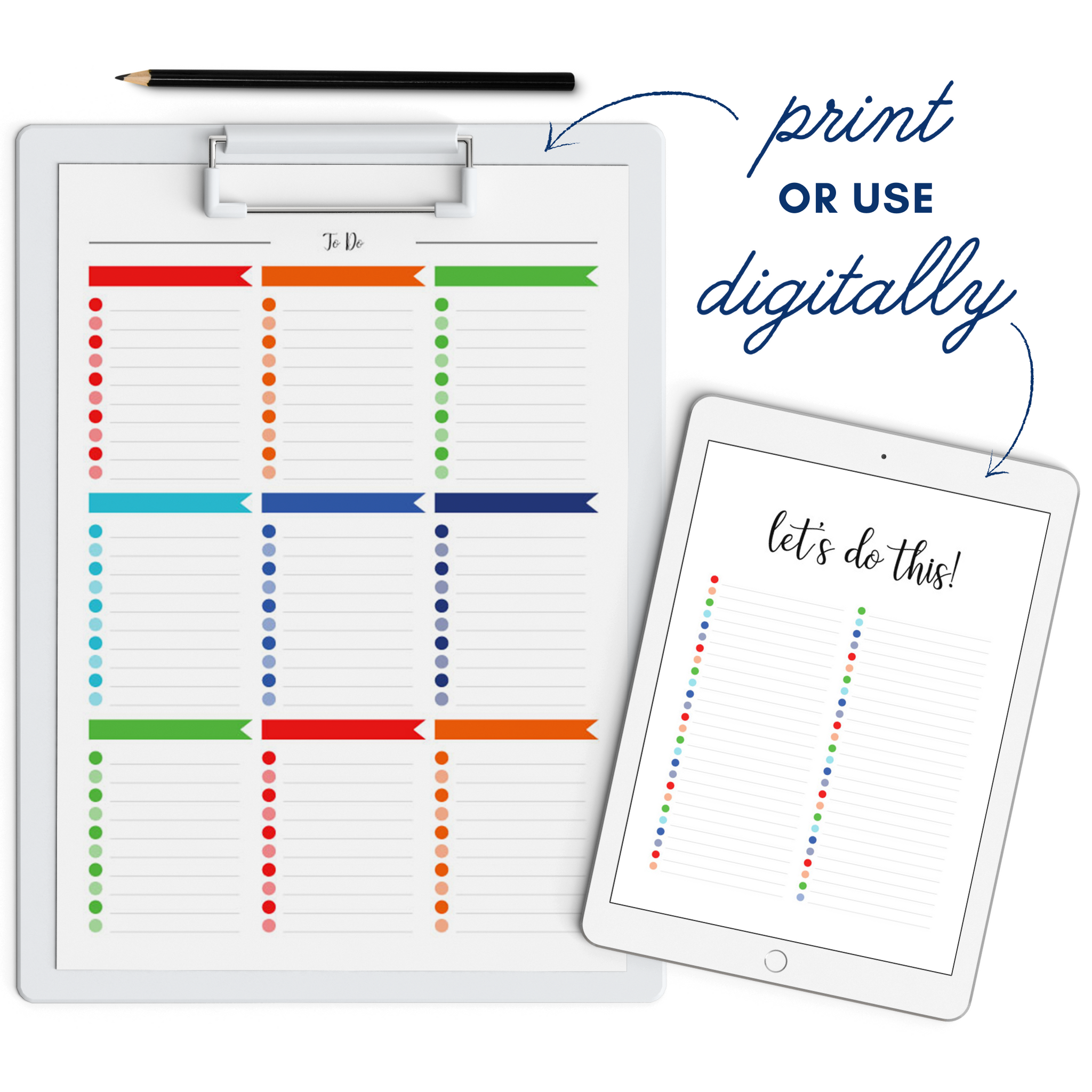 ULTIMATE TO DO LISTS Printable Kit – The Organization Toolbox