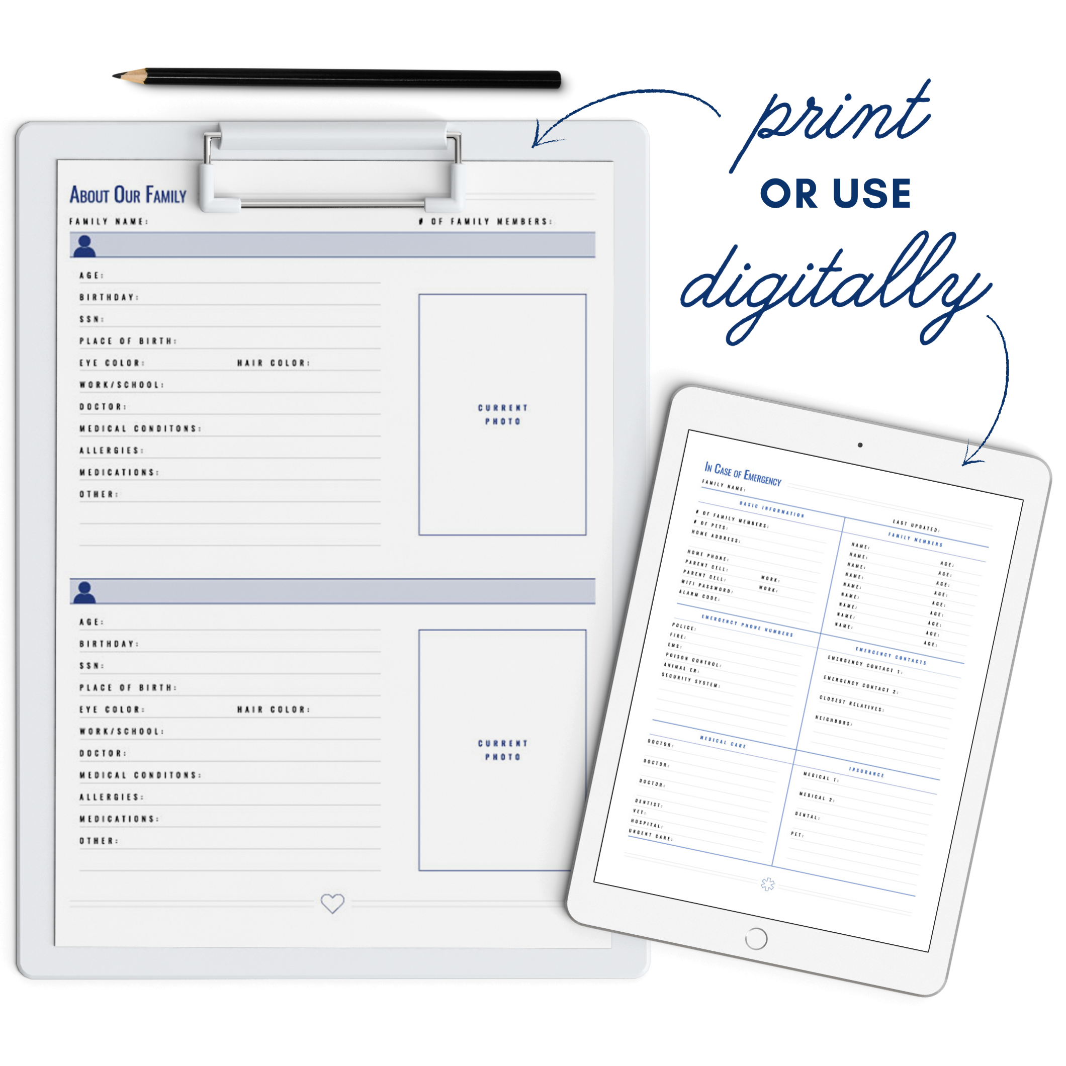 FAMILY HUB | The Ultimate Home Management System – The Organization Toolbox