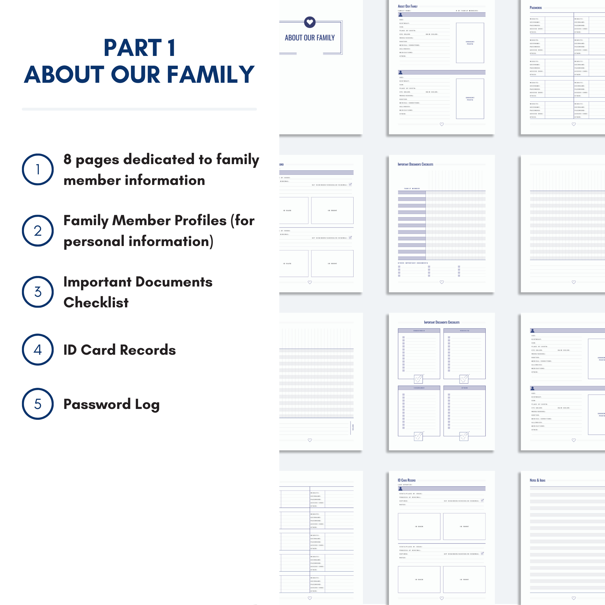 FAMILY HUB | The Ultimate Home Management System – The Organization Toolbox