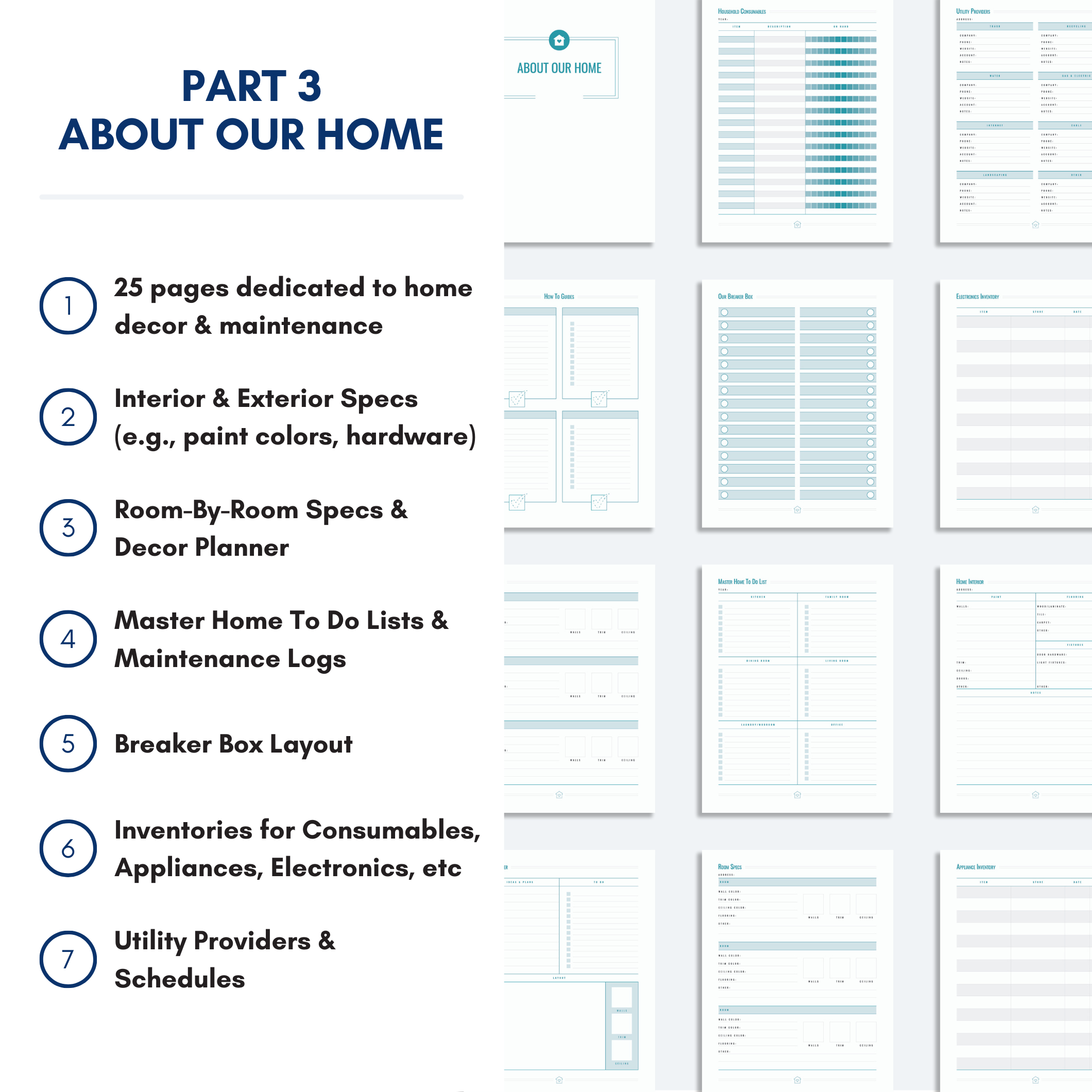 FAMILY HUB | The Ultimate Home Management System – The Organization Toolbox